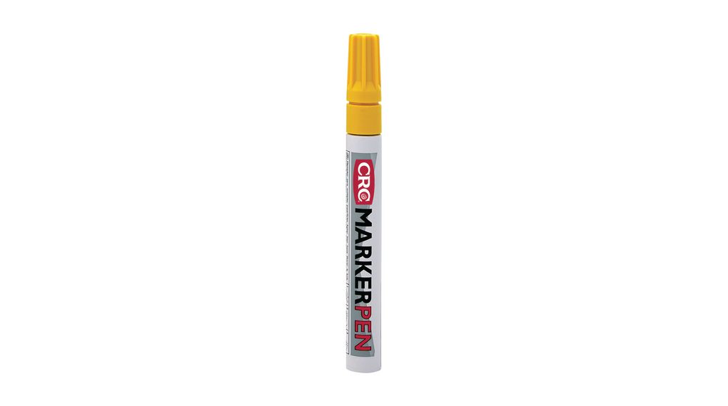 20400 XXX | CRC Marker Pen, Yellow, Permanent, Fine, 1pcs | Distrelec Germany